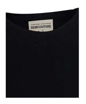 SEMICOUTURE Round-neck Dress