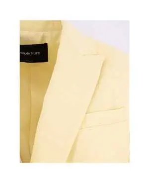 Fabiana Filippi Double Breasted Long Sleeve Blazer
