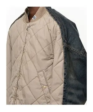 Mihara Yasuhiro Combined Quilt Denim Jacket