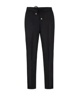 Fabiana Filippi Drawstring Straight Leg Trousers