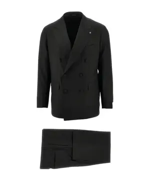 Tagliatore Double-breasted Suit - Black