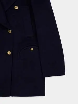 BLAZÉ MILANO Double-breasted Peacoat - Navy