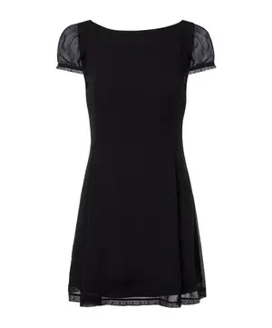 Posse Lace-trimmed Dress - Black