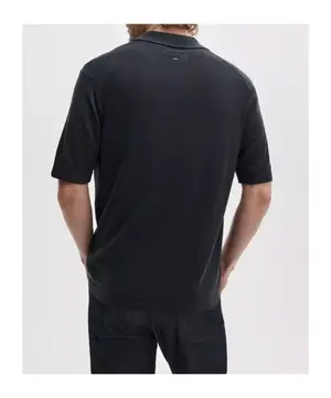 Rag & Bone Silk-cotton Blend Johnny-collar Polo Shirt
