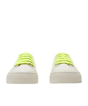 Burberry Checked Canvas Sneakers