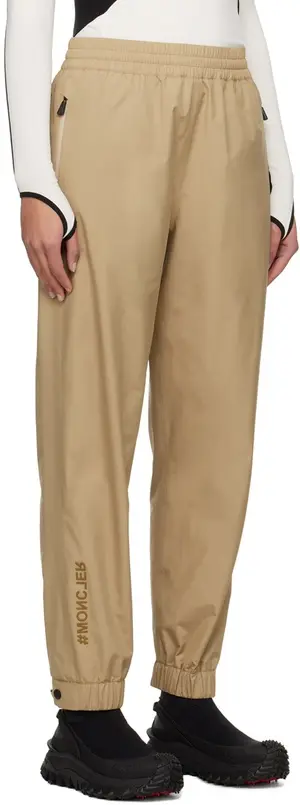 Moncler Gore-tex Trousers With Elasticated Waist And Buckled Legs
