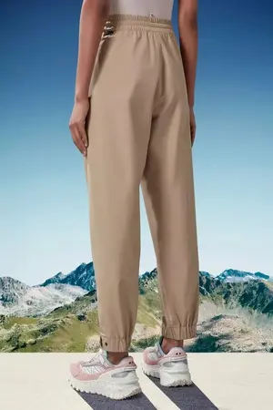 Moncler Gore-tex Trousers With Elasticated Waist And Buckled Legs