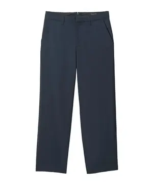 Rag & Bone Baggy Wool Trousers - Navy Blue