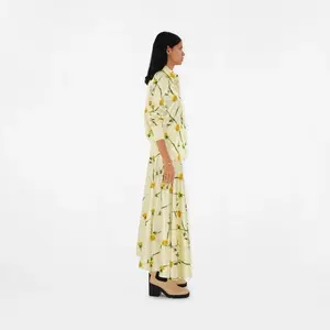 Burberry Dandelion Print Satin Shirt