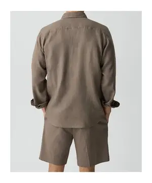 Theory Irving Shirt In Relaxed Linen