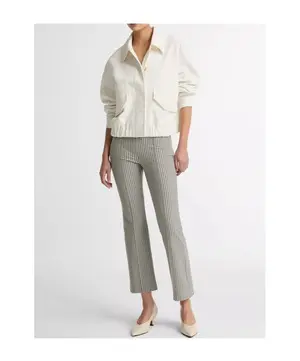 Vince Cotton Bomber Jacket - Chalk