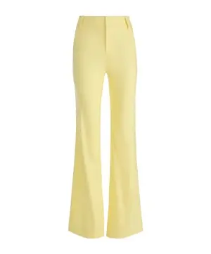 ALICEOLIVIA Alice + Olivia Lula Flare Pant - Butter