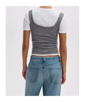 Rag & Bone The Essential Ribbed U-neck Tank