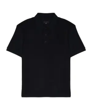 Rag & Bone Short-sleeved Polo Shirt - Black