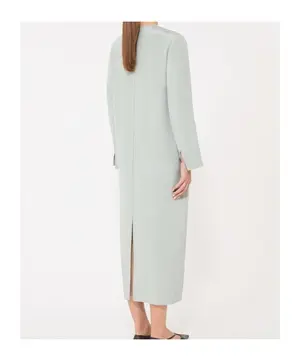 Max Mara Stretch Silk Crepe De Chine Kaftan