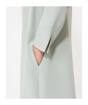 Max Mara Stretch Silk Crepe De Chine Kaftan