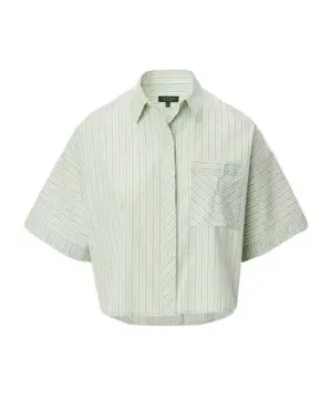 Rag & Bone Marin Short-sleeved Striped Shirt - White