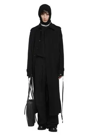 ANN DEMEULEMEESTER Wilmer Coat - Black