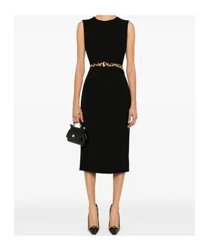 Dolce & Gabbana Sleeveless Sheath Midi Dress