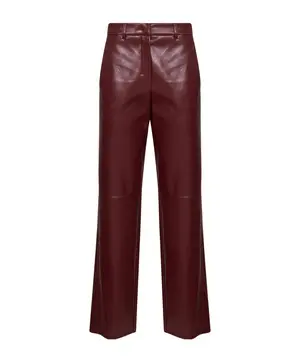 Max Mara Coated Straight-leg Trousers