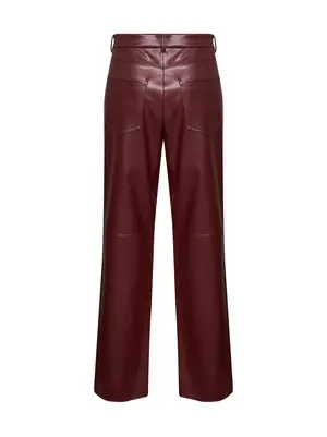 Max Mara Coated Straight-leg Trousers