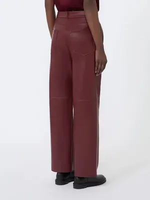 Max Mara Coated Straight-leg Trousers