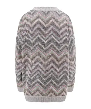 Missoni Zigzag Sequin-embellished V-neck Jumper
