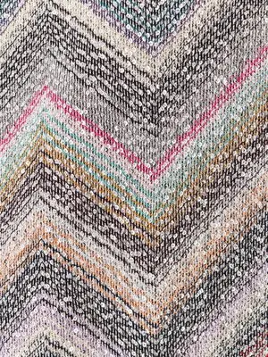 Missoni Zigzag Sequin-embellished V-neck Jumper