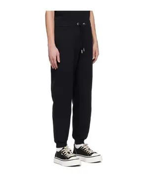 AMI Paris De Coeur Embroidered Drawstring Track Sweatpants