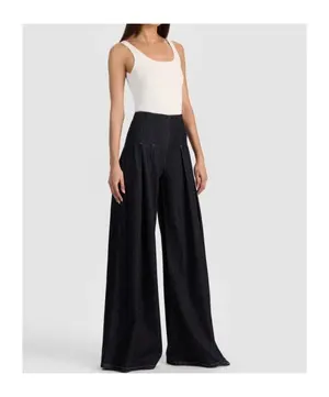 ALICEOLIVIA Pleated Jeans