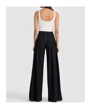 ALICEOLIVIA Pleated Jeans