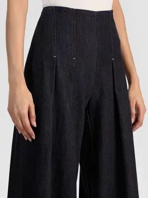 ALICEOLIVIA Pleated Jeans