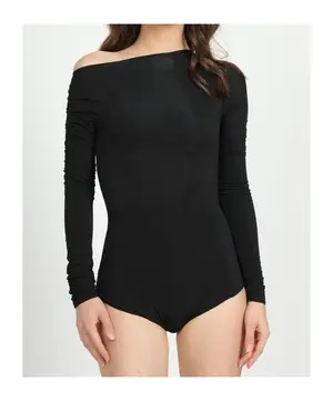 Alberta Ferretti Slim-fit Long-sleeved Bodysuit