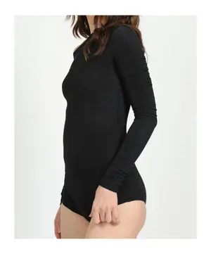 Alberta Ferretti Slim-fit Long-sleeved Bodysuit