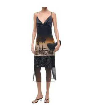 Staud Sleeveless Dress - Black