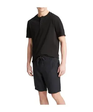 Vince Chambray Tailored Shorts - Black