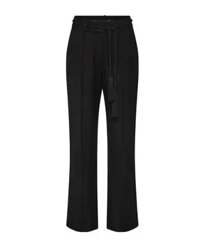 Posse Casual Pants With Belt Loops - Black