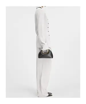 Jacquemus La Chemise Pablo Asymmetric Shirt - Light Gray