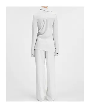 Jacquemus La Chemise Pablo Asymmetric Shirt - Light Gray