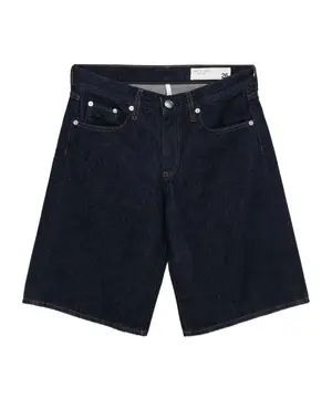 Rag & Bone Denim Shorts With Belt Loops - Dark Blue