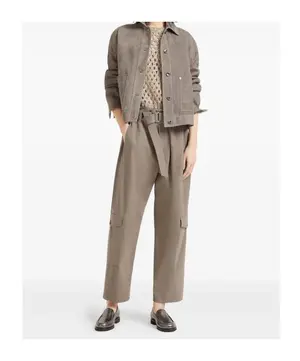 Brunello Cucinelli Leather Shirt Jacket