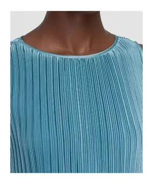 JOSEPH Rida Pleated Satin Dress