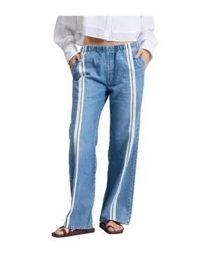 Rag & Bone Double Striped Jeans - Blue