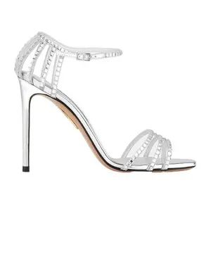 AQUAZZURA Sensation Crystal Heeled Sandals
