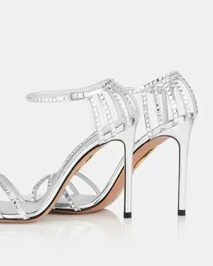 AQUAZZURA Sensation Crystal Heeled Sandals