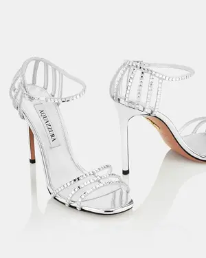 AQUAZZURA Sensation Crystal Heeled Sandals