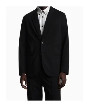 Emporio Armani Nylon Single-breasted Jacket