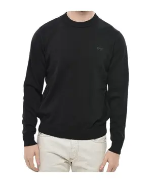DIESEL® Long-sleeved Crew Neck Sweatshirt - Black