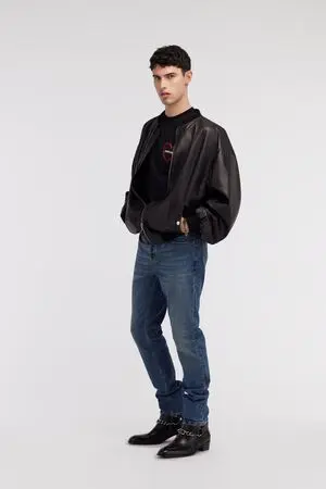 Roberto Cavalli Heart-embroidered Cotton T-shirt