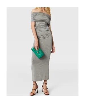 Stella McCartney One Shoulder Twisted Wrap Dress